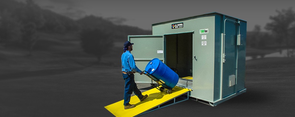 Drum Storage | Drum Storage Lockers | US CHEMICAL STORAGE